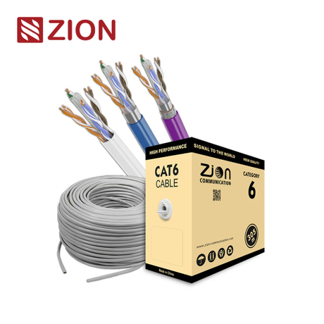 Factory LAN CABLE F/UTP 23 AWG UTP CAT 6 with 0.52-0.58mm Copper or CCA ...
