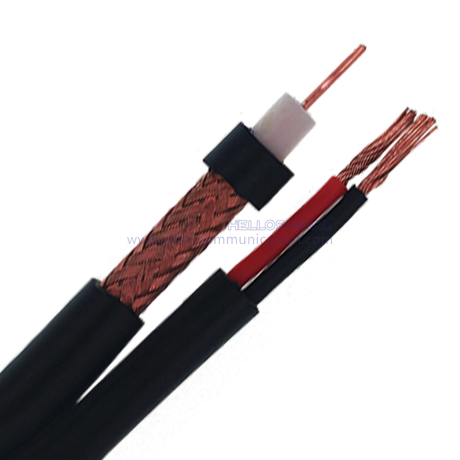 RG59U + 2C0.78 CCA Figure 8 75 Ohm CCTV coaxial Cable from China manufacturer - Zion Communication