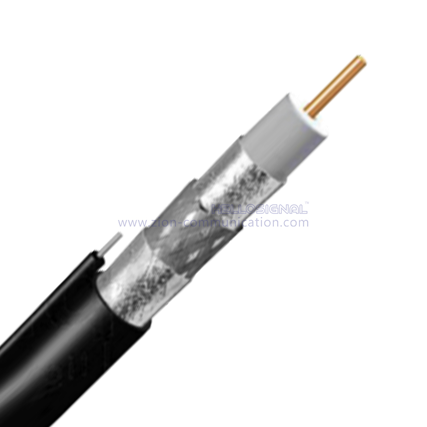 RG7 Tri 60% PE M 75 Ohm CATV coaxial Cable - Buy digital coaxial cable ...