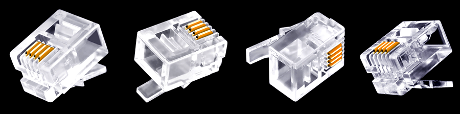 Cat3 6P4C RJ11 connector from China manufacturer - ZION COMMUNICATION