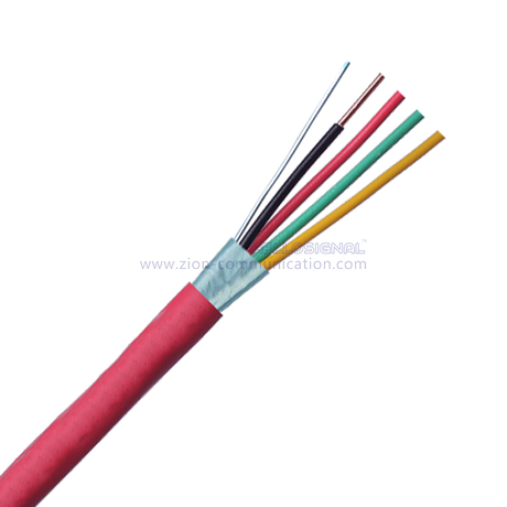 18AWG 4C SOL Shielded FPLR Fire Alarm Cables - Buy fire alarm cable, 4 ...