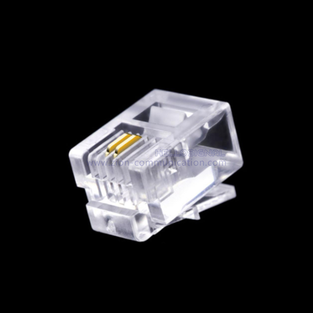 Cat3 6P2C RJ11 connector from China manufacturer - ZION COMMUNICATION