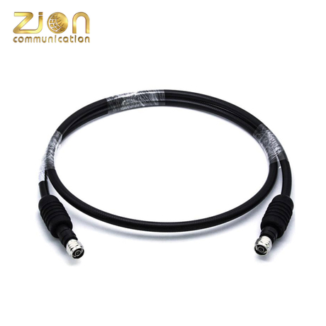 1/2" Super Flex Jumper cable,N Male to N Male with rubber boots at both ...